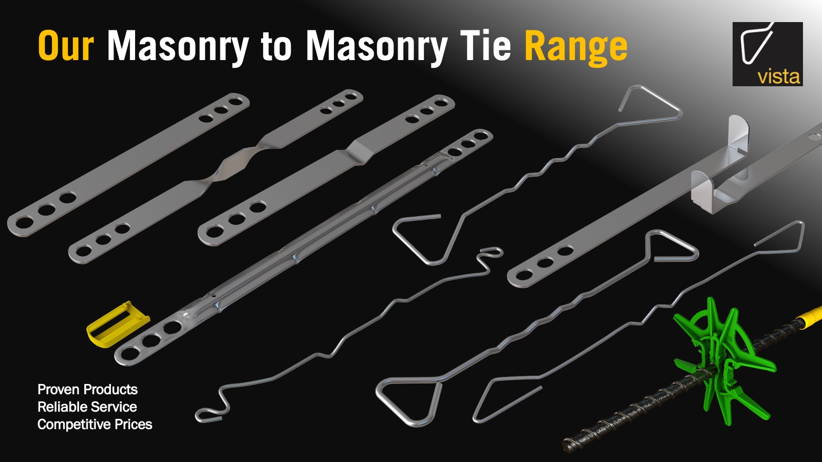 Masonry to Masonry Wall Ties - Vista Scotland